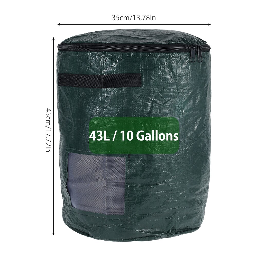 10 Gallon Environmental Compost Bag Garden Waste B... – Vicedeal