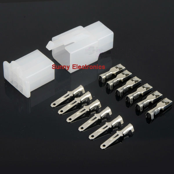 6 Way Electrical Wiring Multi-Connector with 2.8mm... – Grandado