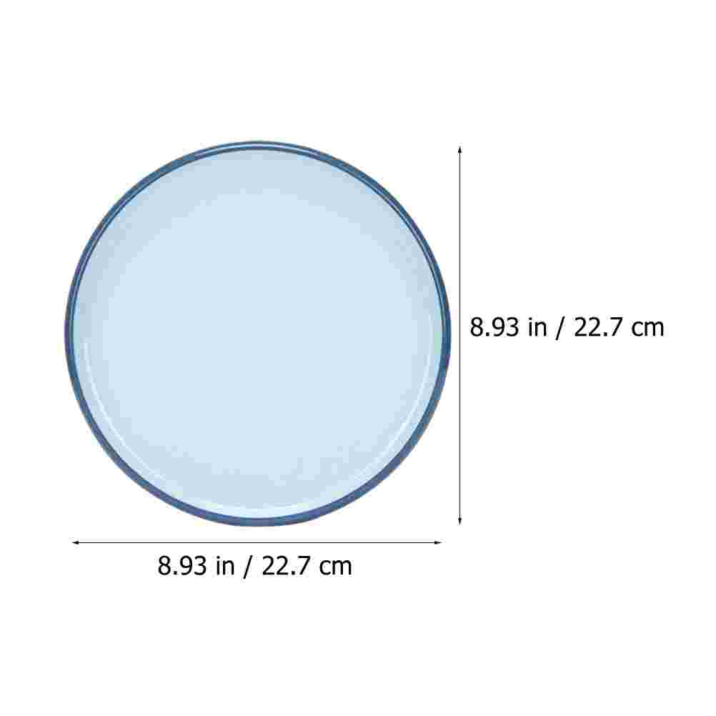 Round Shaped Plate Snack Plate Salad Plate Househo... – Vicedeal