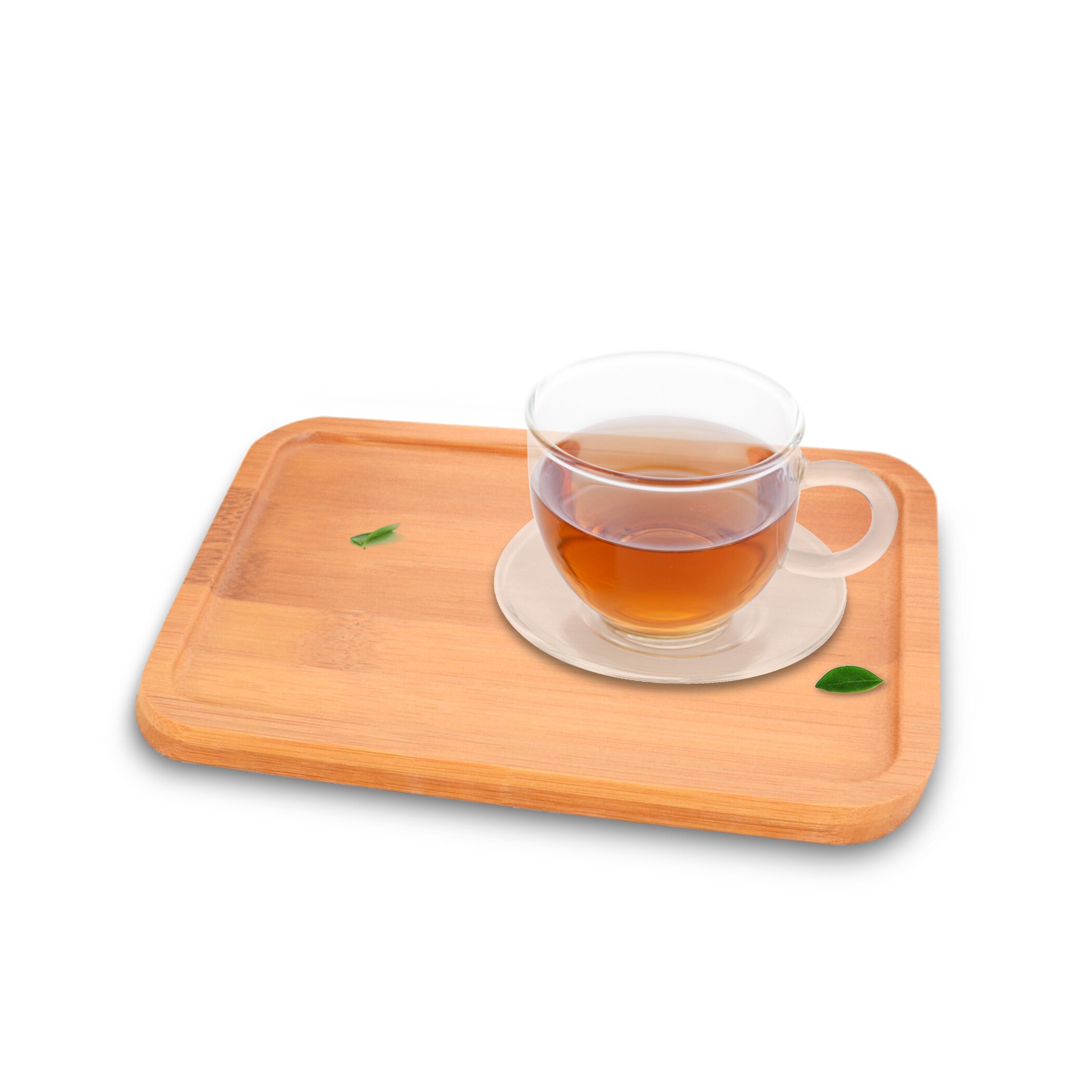 Small Flat Tray Natural Bamboo Kungfu Tea Serving ... – Vicedeal