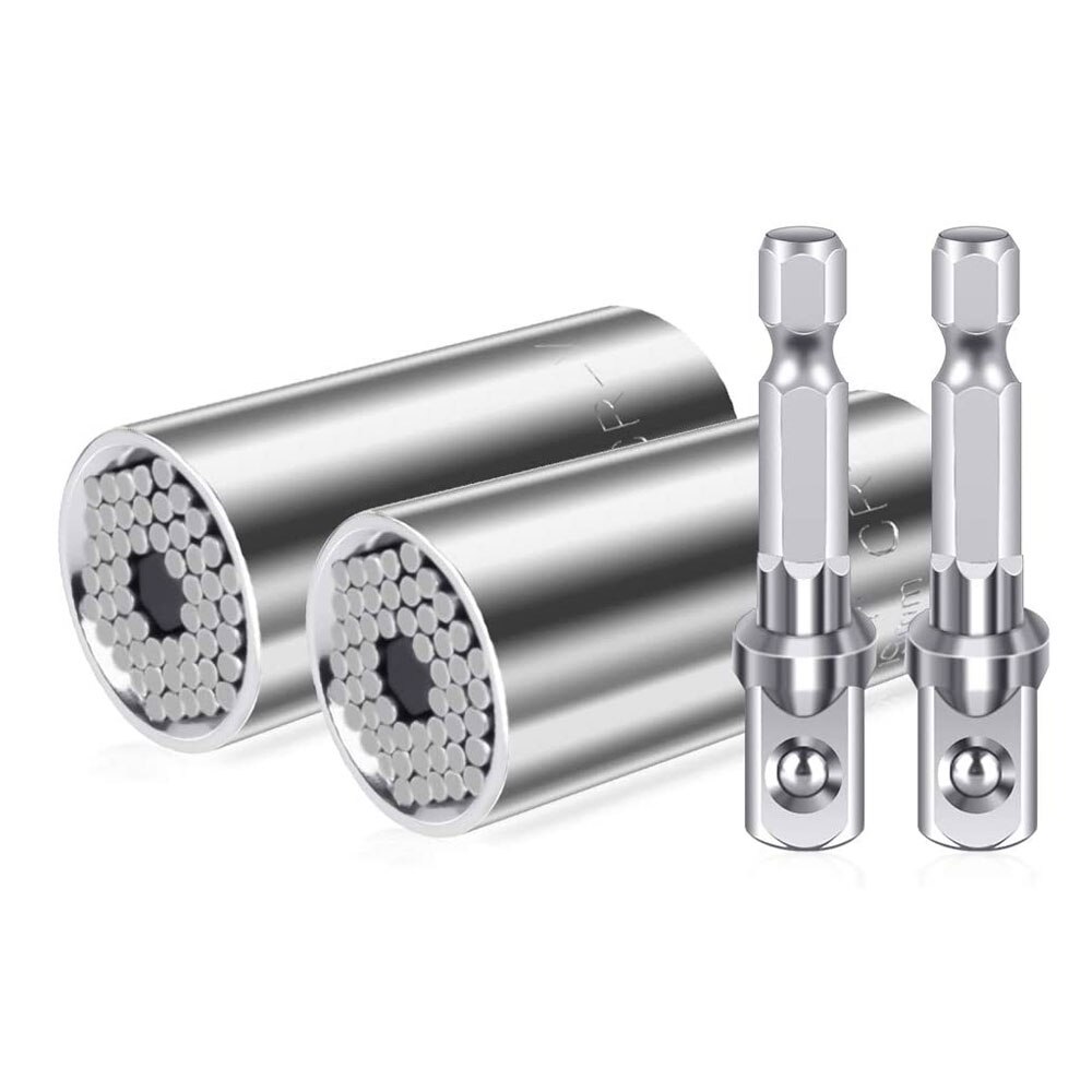 7-19Mm Universele Ratchet Socket 2 Sets Magic Span... – Grandado