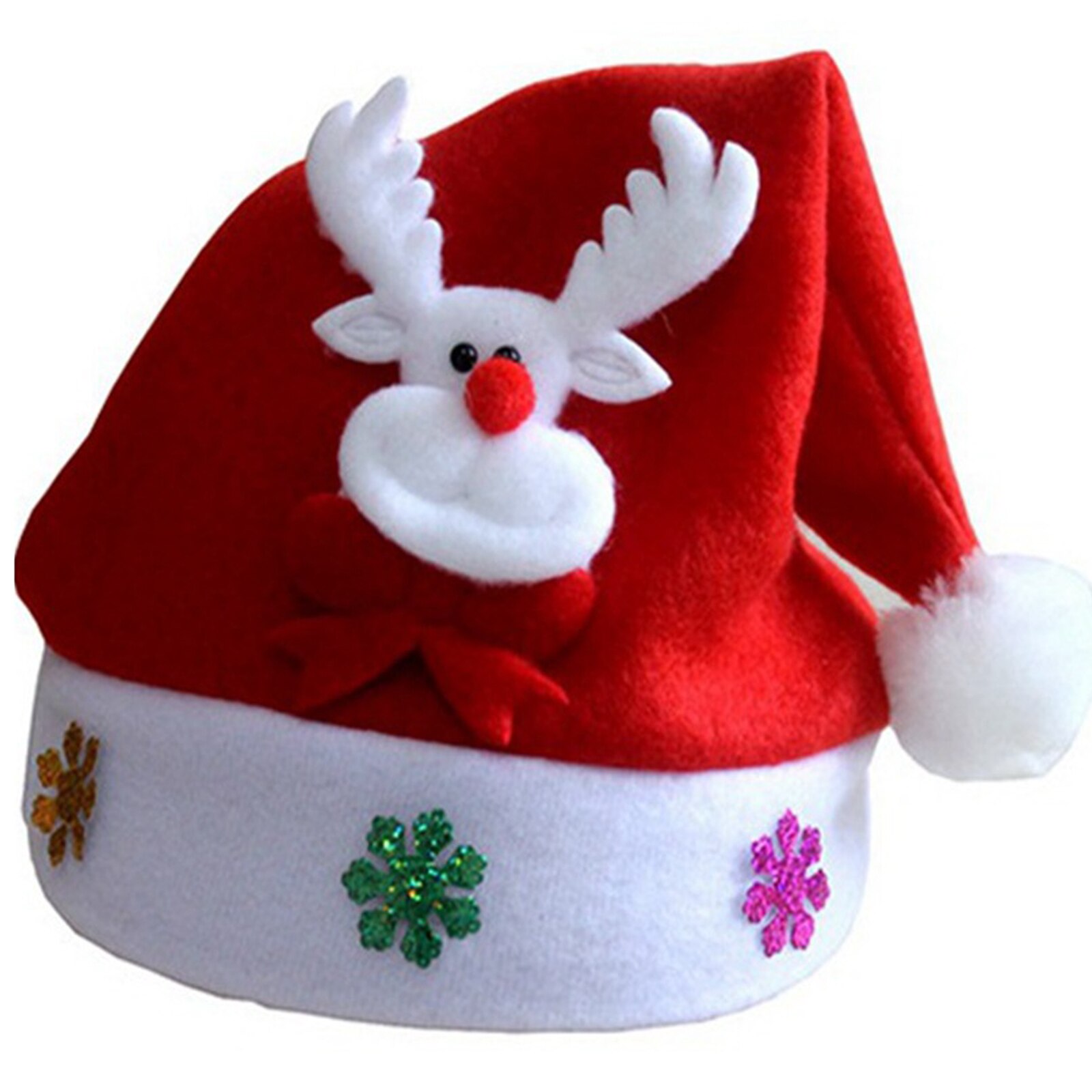 1pc Santa Costume Party Red Hat Cap Kids Child Chr... – Vicedeal