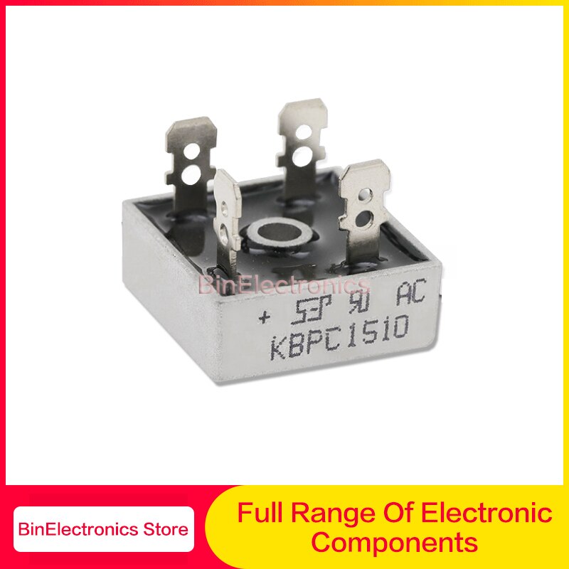 2Pcslot KBPC1510 15A 1000V Dip Diode Brug Gelijkri... – Grandado