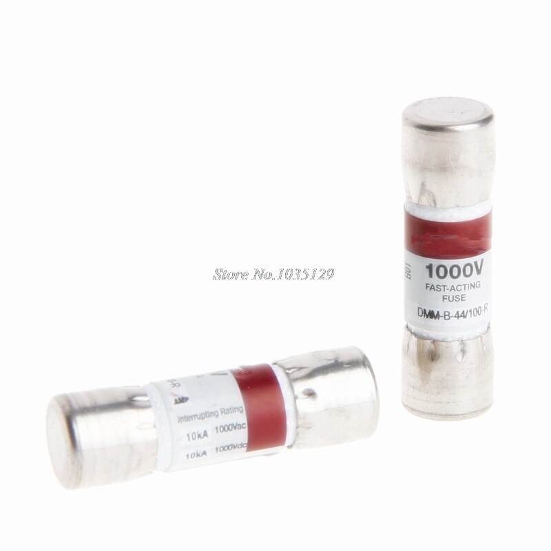 2PC DMM-B-44/100 10x35MM 44MA 1000VAC/DC Buss Fuse... – Grandado