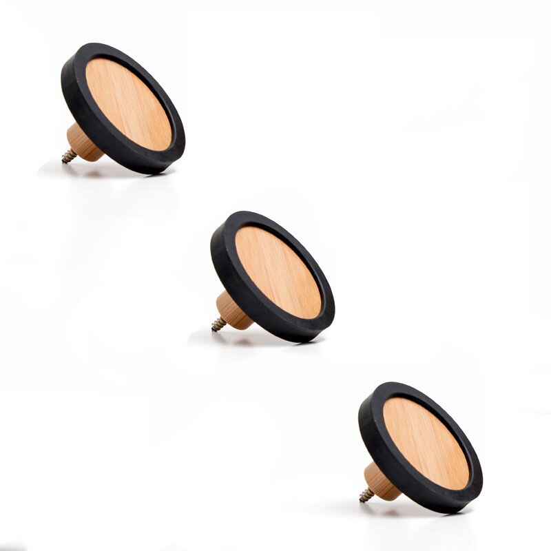 Nordiske hængende træ kroge taske bøjle spejl rund... – Grandado