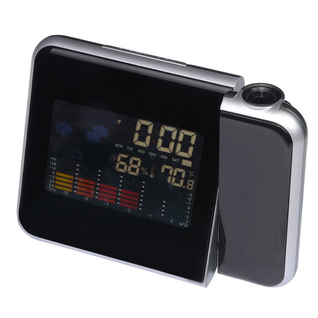 Digital Projection Alarm Clock Weather Station wit... – Vicedeal
