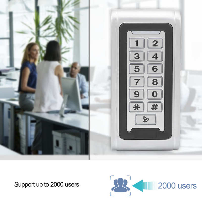 Door Keypad 13.56MHz RFID Password Card Access Con... – Grandado