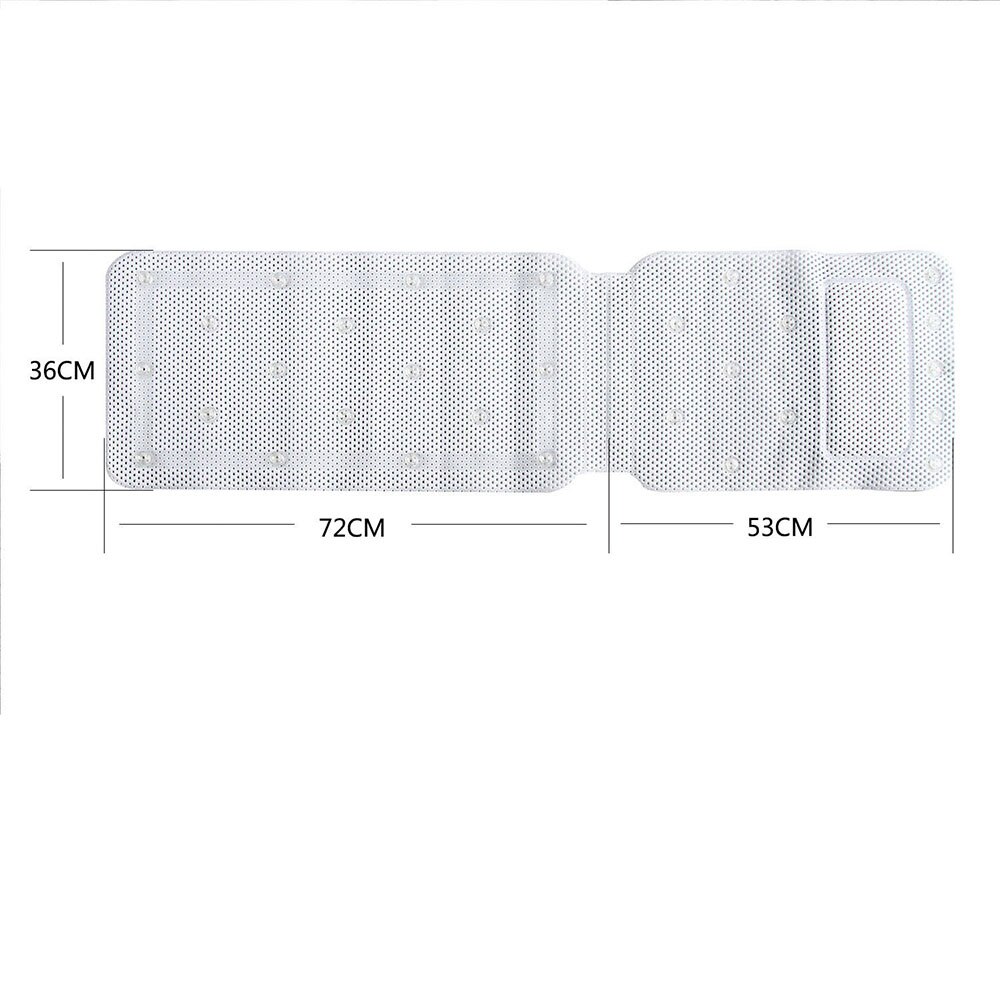 3d mesh spa skridsikker polstret badekar spa pude ... – Vicedeal