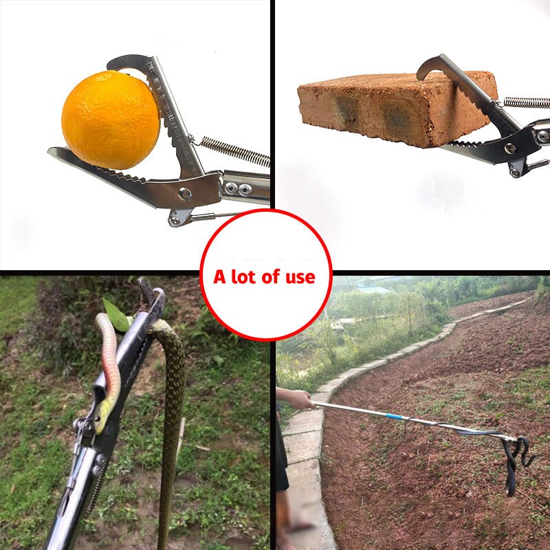 120cm/150cm Foldable Snake Tongs Stick Reptile Cat... – Grandado