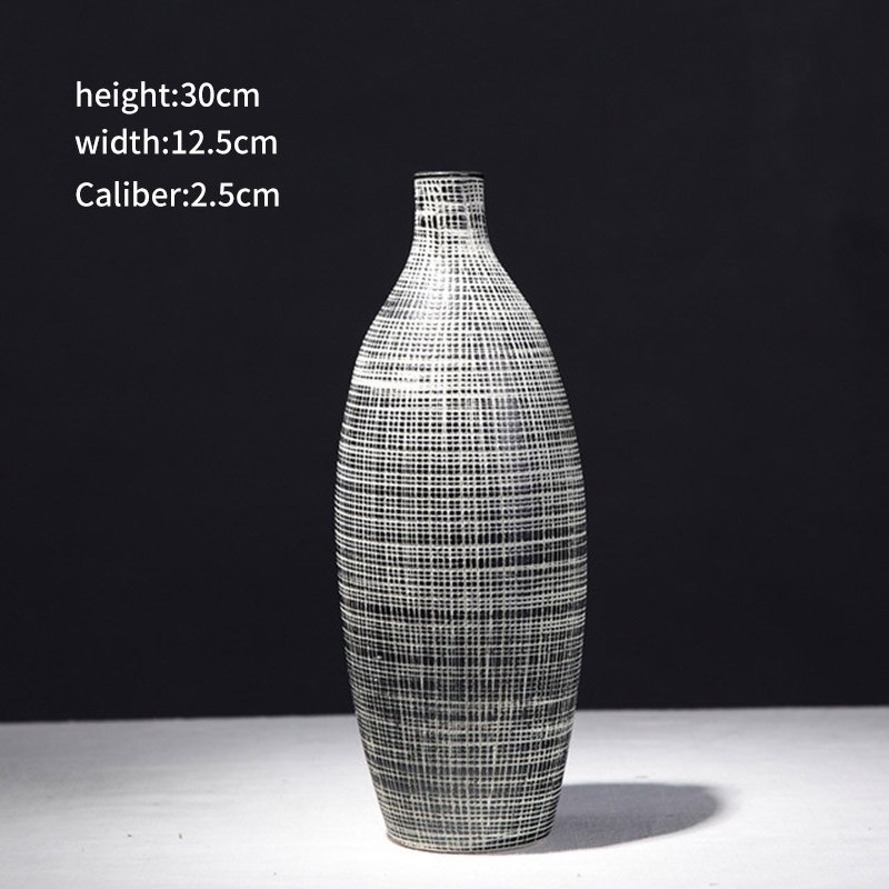 gray color Art Retro Ceramic Vases Pure Handmade M... – Vicedeal