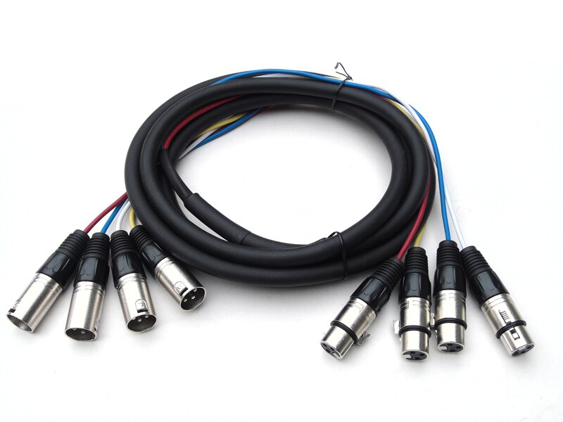 KL 4 CHANNEL SNAKE CABLE - 10 Feet -Pro Audio Patc... – Grandado