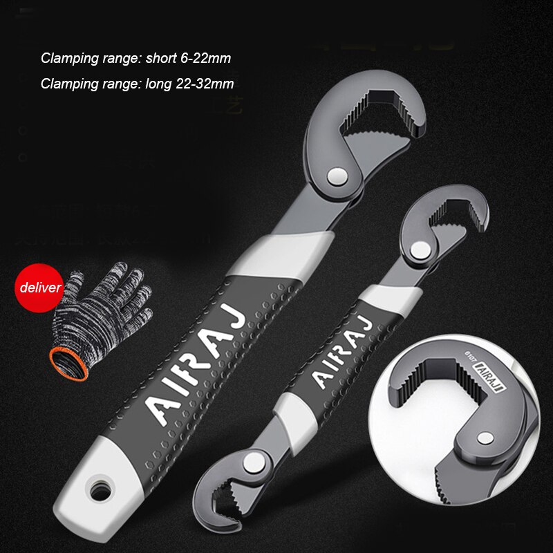 14-30 / 30-60mm Universal Key Pipe Wrench Open End... – Grandado