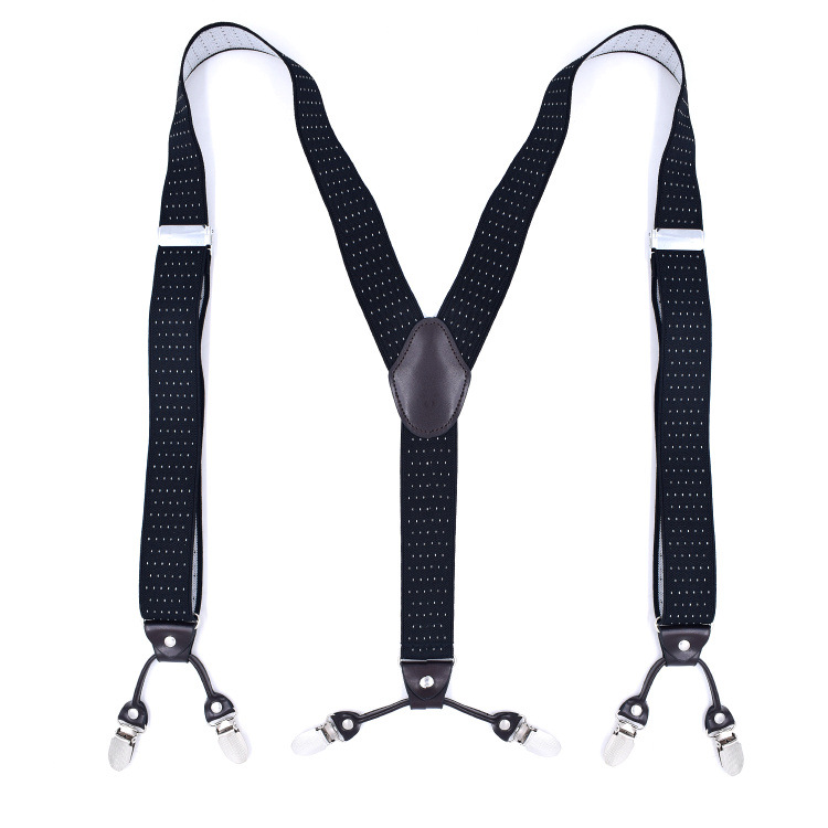 Vintage Leather Suspenders Men 3.5cm Wide Y-Shape ... – Grandado