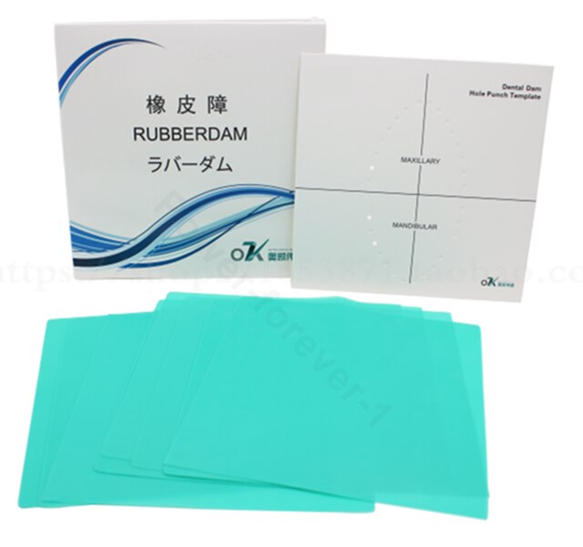 Green Dental Rubber Dam Sheets Adult Medium Thickn... – Grandado