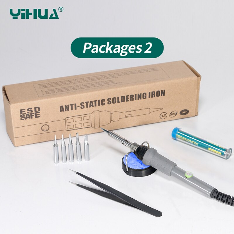 YIHUA 947-III Soldering iron 60W 5 adjustable colo... – Grandado