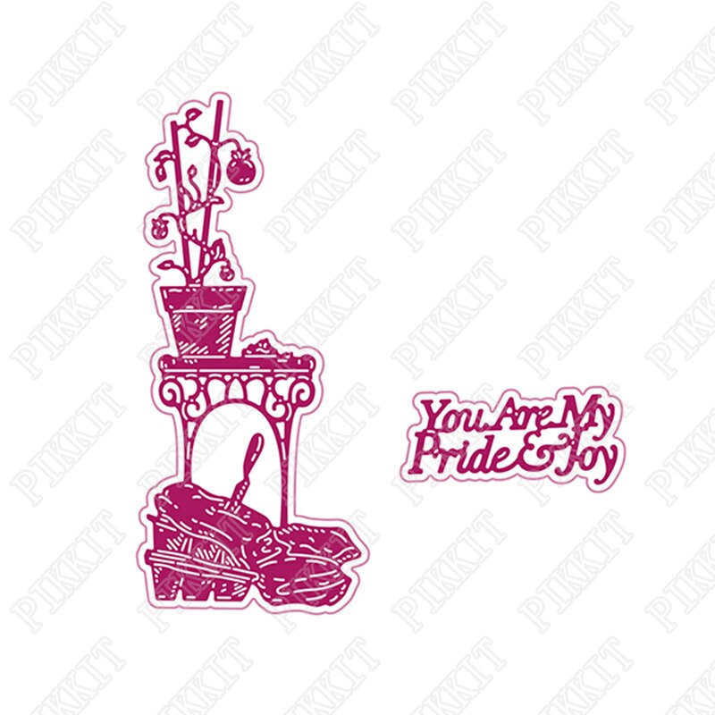 spring blooming flower house Metal Cutting Dies Sc... – Grandado