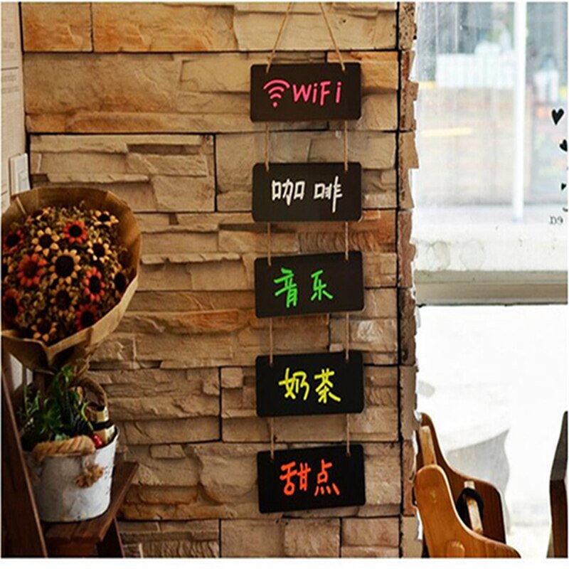 18 x 8cm hengende liten tavle minibutikkbrett heng... – Grandado