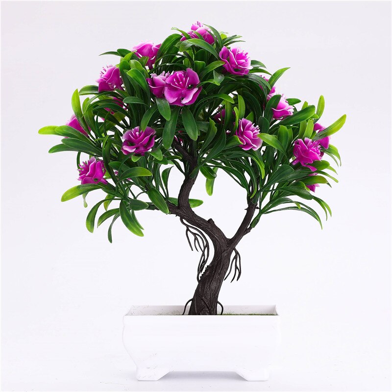 Artificial Green Plants Bonsai Simulation Plastic ... – Grandado