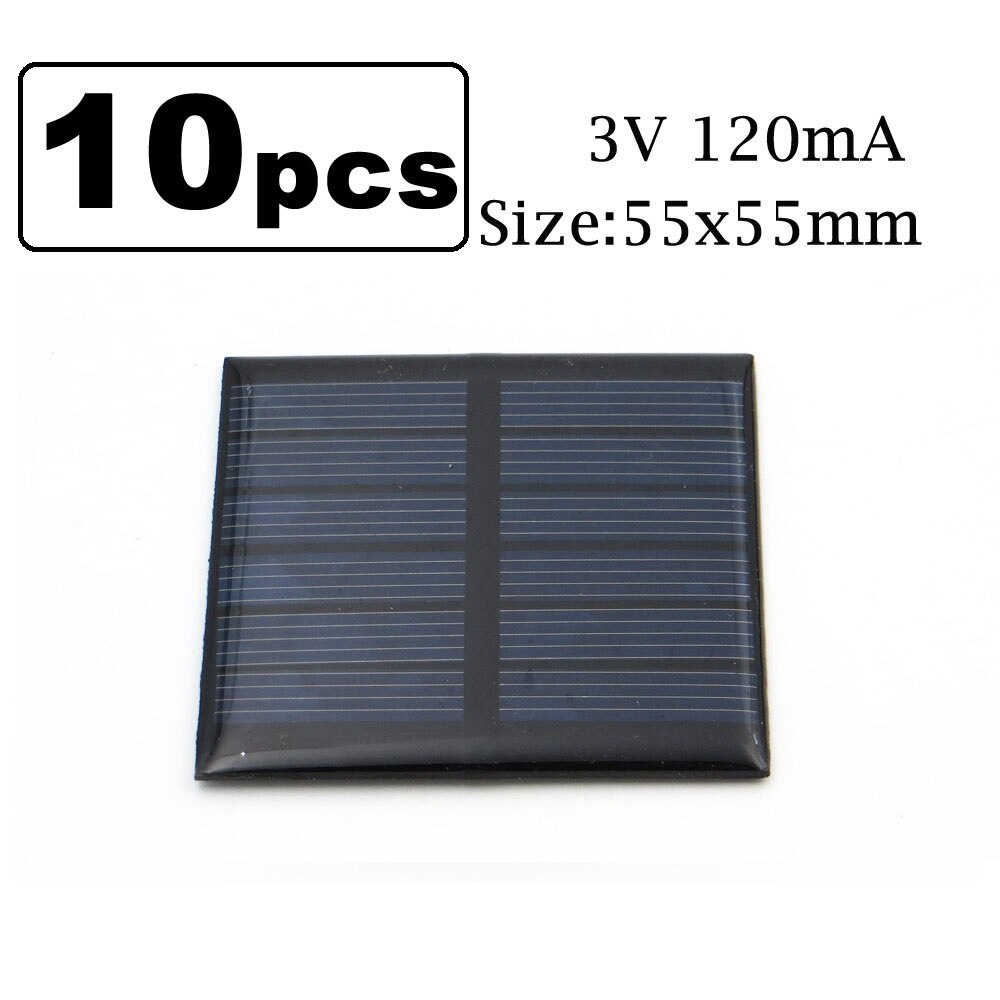 60mA 120mA 150mA 160mA 250mA Zonnepaneel 3V 3.5V 4... – Vicedeal