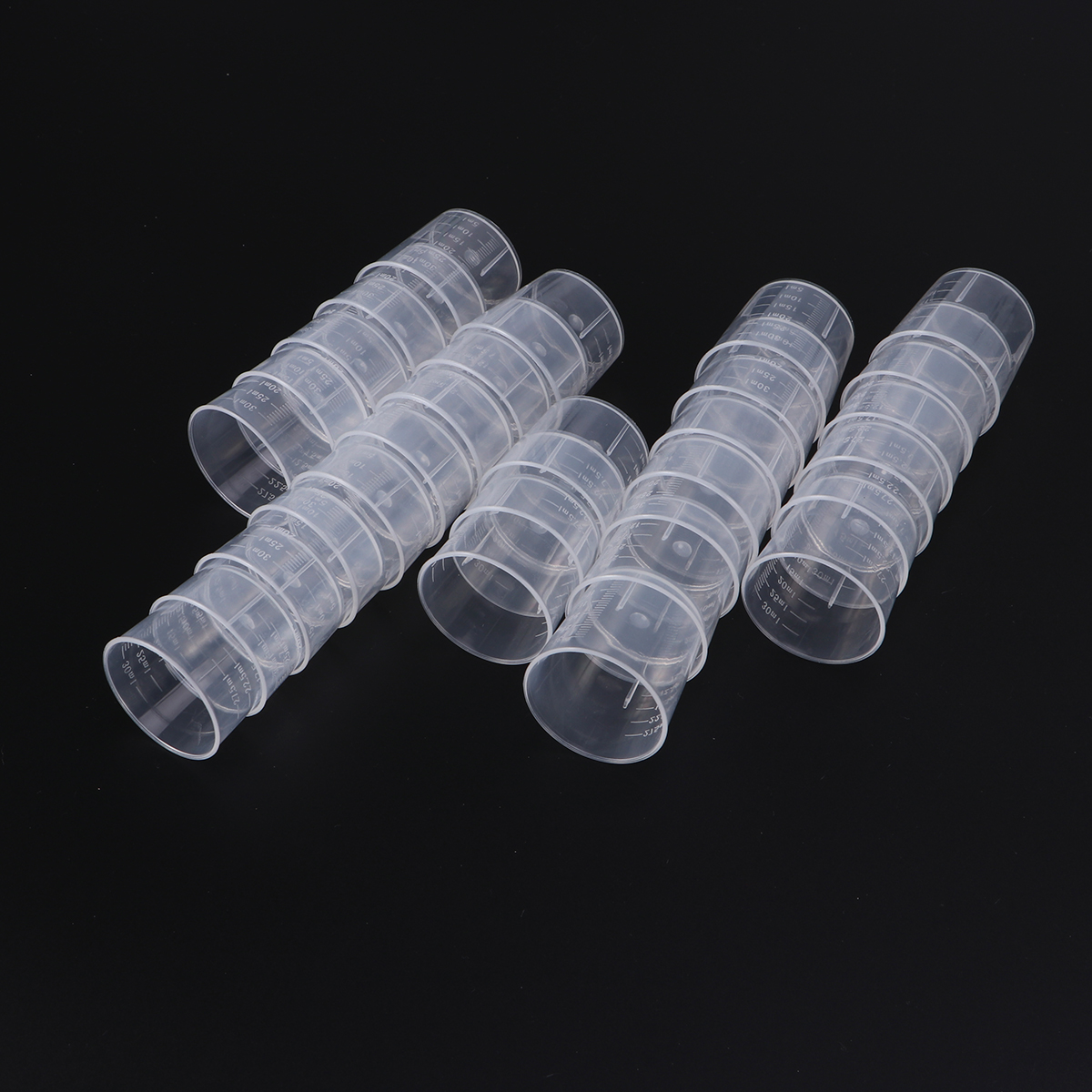 60pcs 30ml Graduated Measuring Scale Cups Transpar... – Grandado
