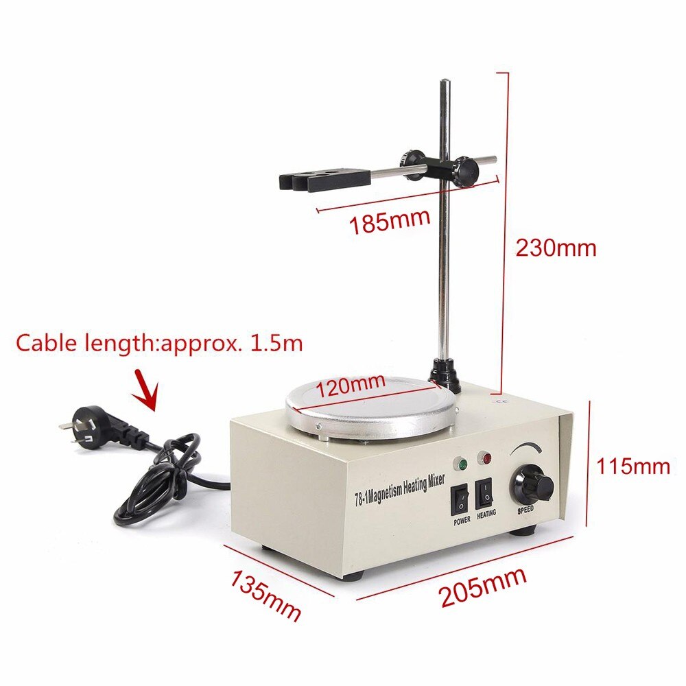 150W Multifunctional Magnetism Heating Stirrer Lab... – Grandado