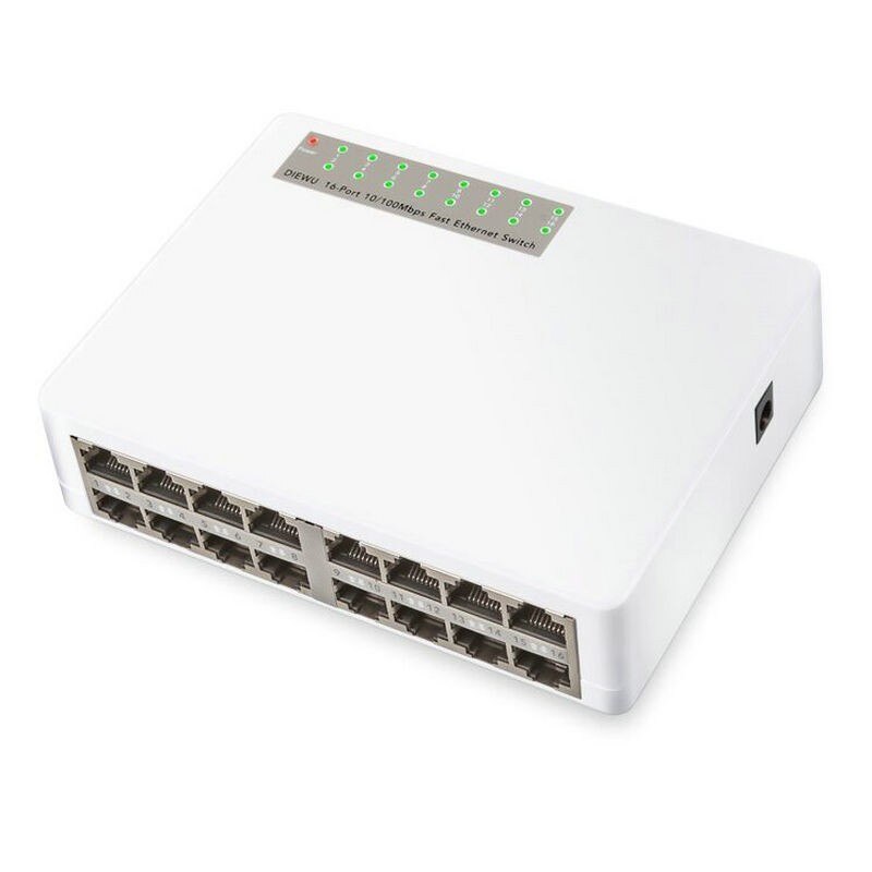 Mini 16 Ports 10/100Mbps Fast Ethernet LAN RJ45 Vl... – Vicedeal