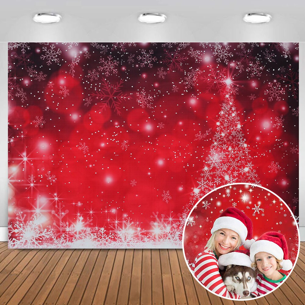 Christmas Backdrop Winter Snow Tree Newborn Baby P... – Grandado