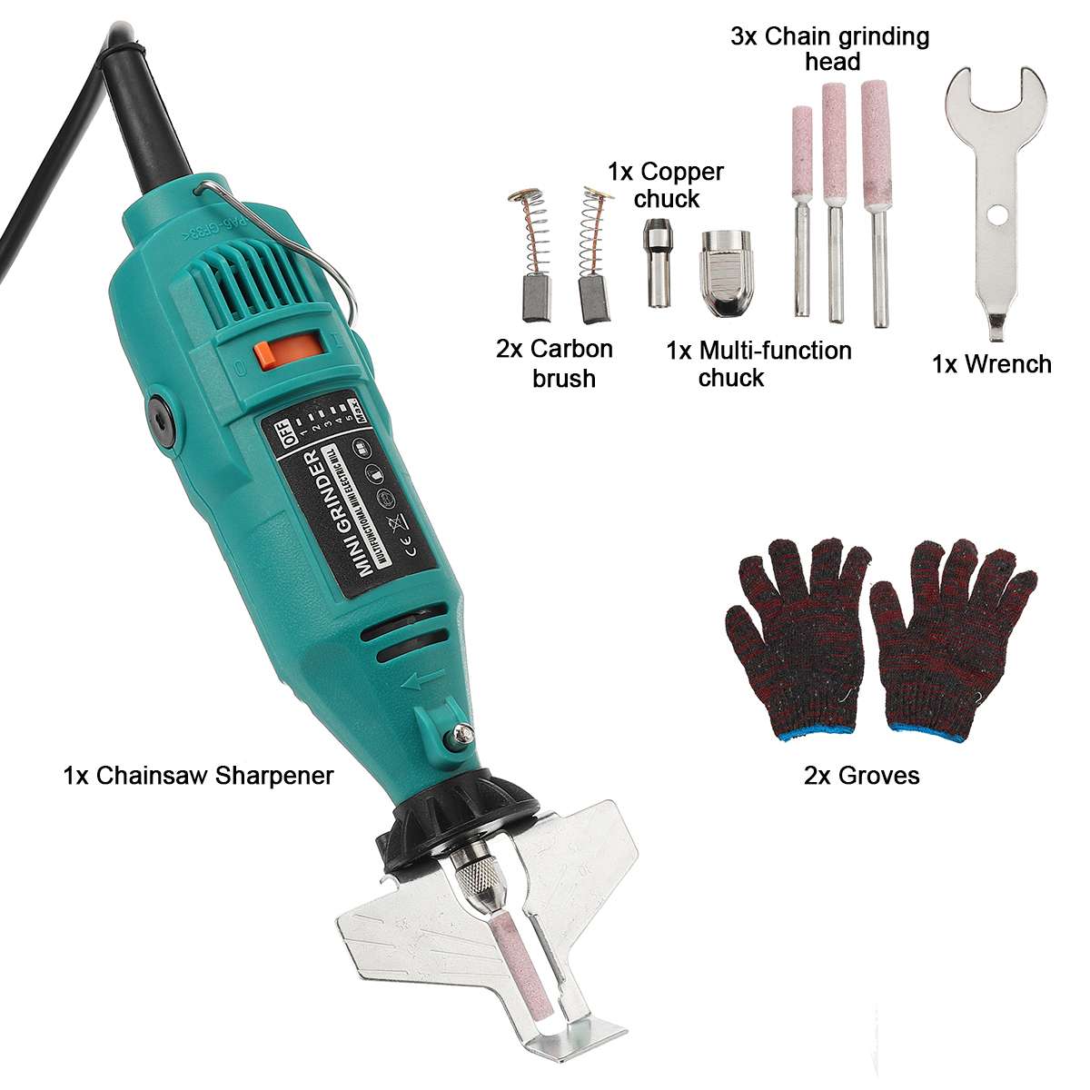 Tragbare 180W Mini Elektrische Kettensäge Spitzer ... – Grandado