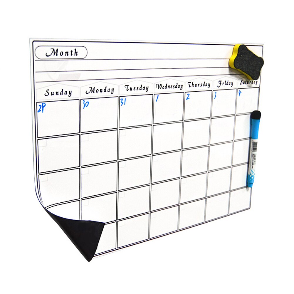 Weekly Monthly Blackboard Planner Whiteboard Fridg... – Vicedeal