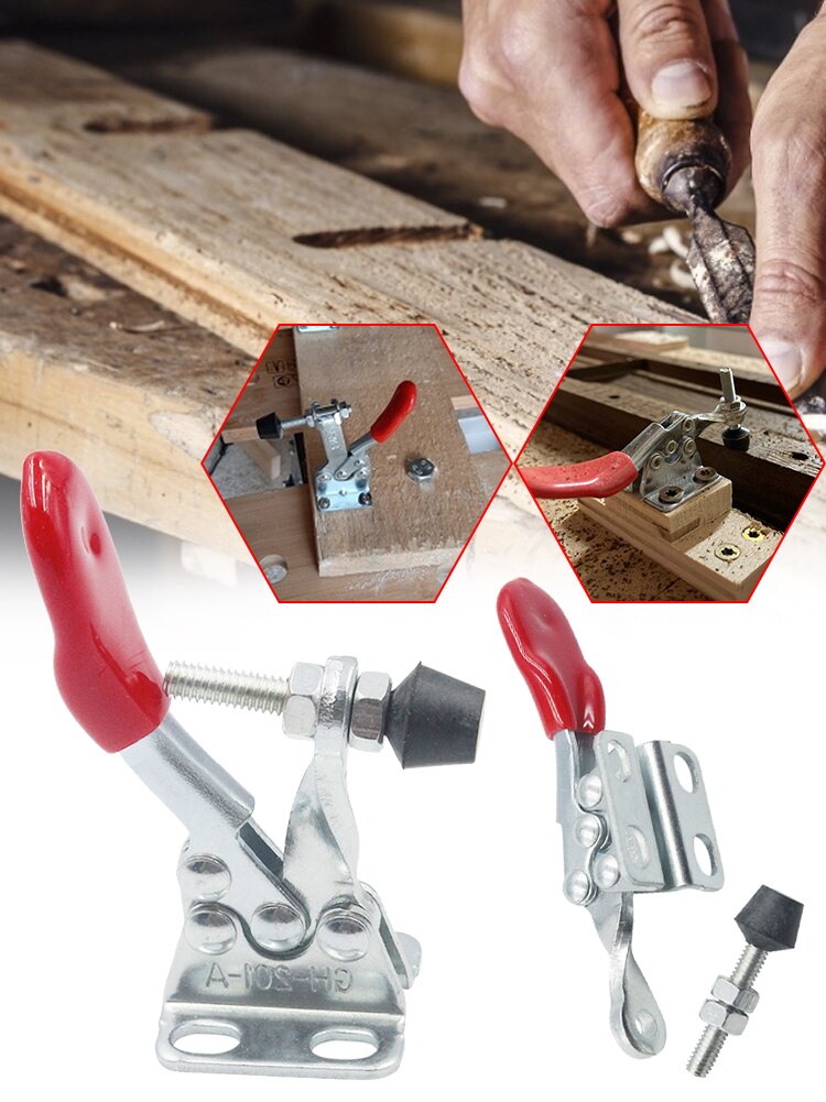 2/4pcs Red Toggle Clamp GH-201A 100kg Quick Releas... – Vicedeal