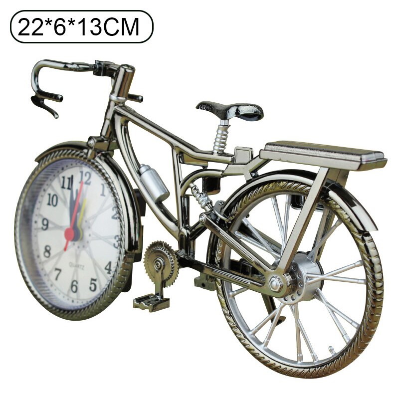 Vintage Bike Clock Home Decor Retro Bicycle Alarm ... – Vicedeal