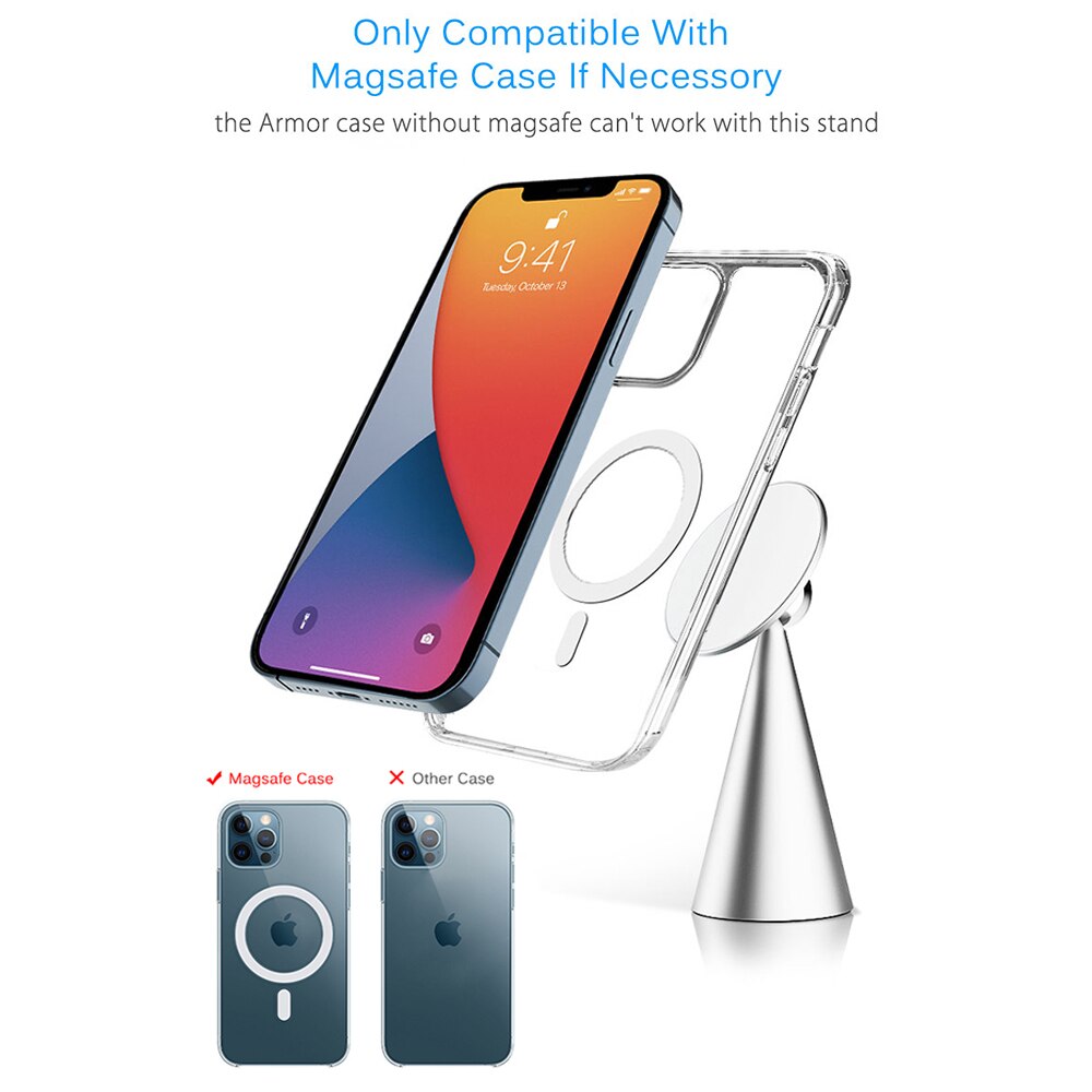 Magnetic Stand for iphone 12 Desktop Charging Pad ... – Grandado