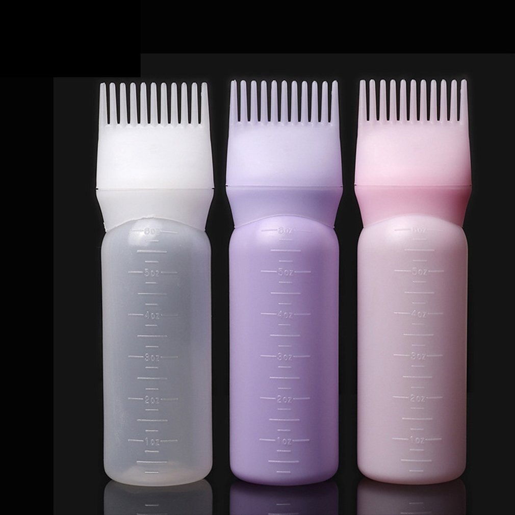 Hairdressing With Scale Dyed Hair Bottle Comb Toot... – Grandado