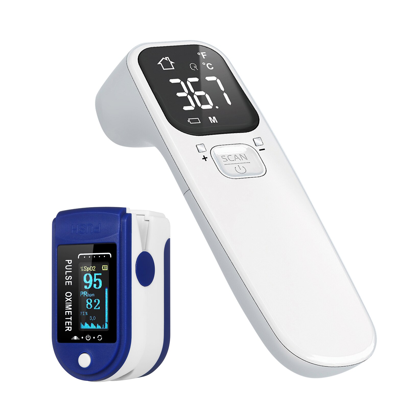 Fingertip Portable Finger Oximeter SPO2 Pulse Rate... – Grandado