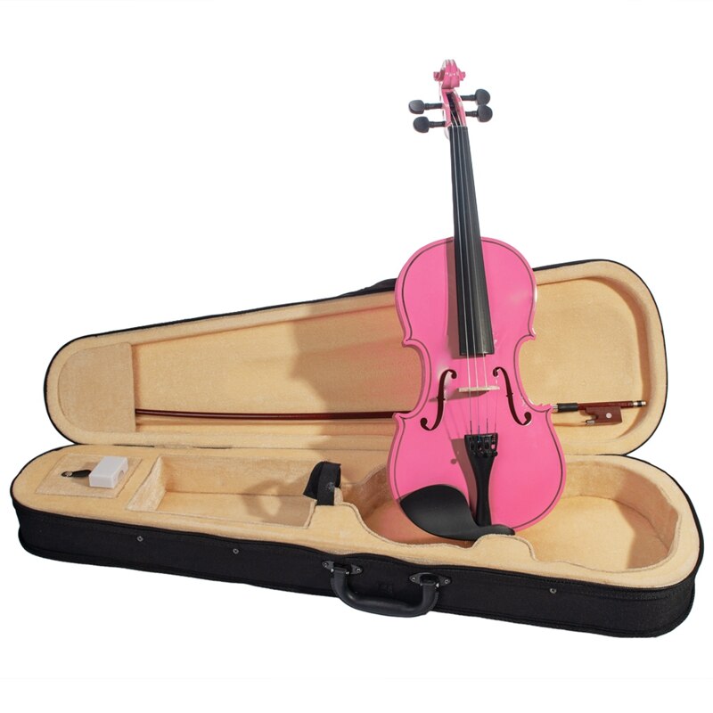 Violin NAOMI PINK Student Violin with Hard Case, B... – Grandado