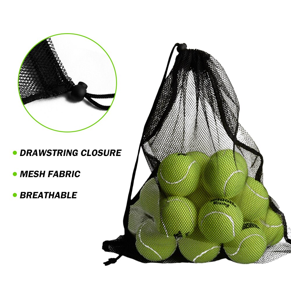 Mesh Sports Equipment Bag Drawstring Storage Sack ... – Grandado