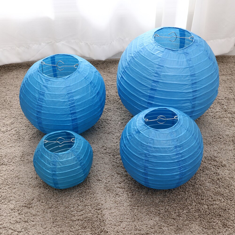 12pcs Foldable Paper Chinese Lanterns Festive Roun... – Grandado
