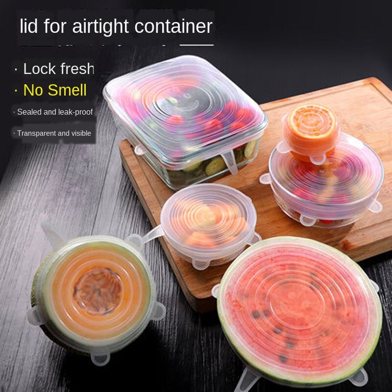 Food-Cover Stretch-Seal Film Transparent-Cover Kit... – Grandado