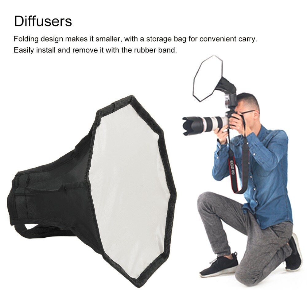 20/30cm Universal Flash Light Softbox Octagon Port... – Grandado