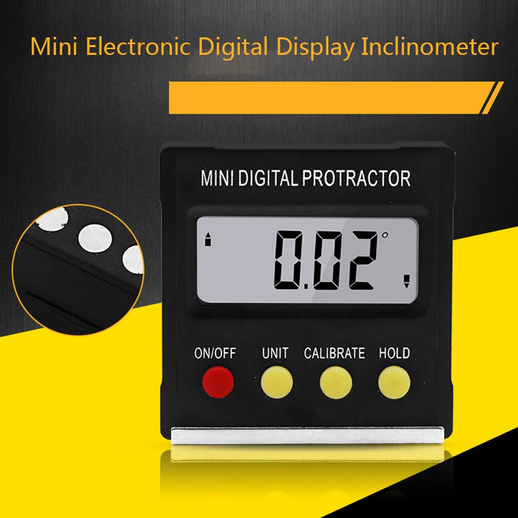 360Degree Mini Digital Protractor Inclinometer Ele... – Grandado