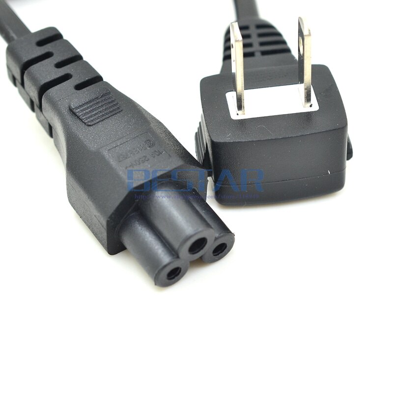 NEMA 1-15P 2 Pin Elbow plug IEC 320 C5 Cloverleaf ... – Grandado