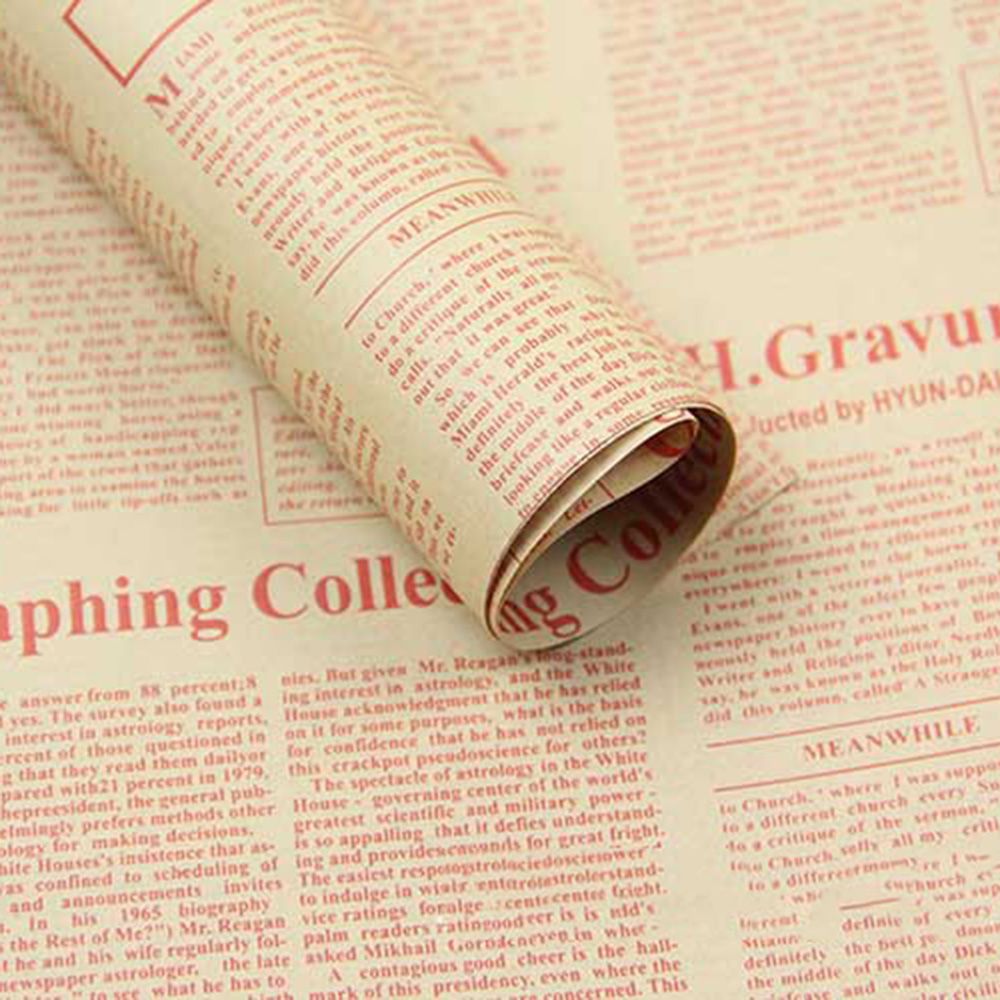 Krant Decoratie Bloem Inpakpapier Party Decor Vint... – Vicedeal