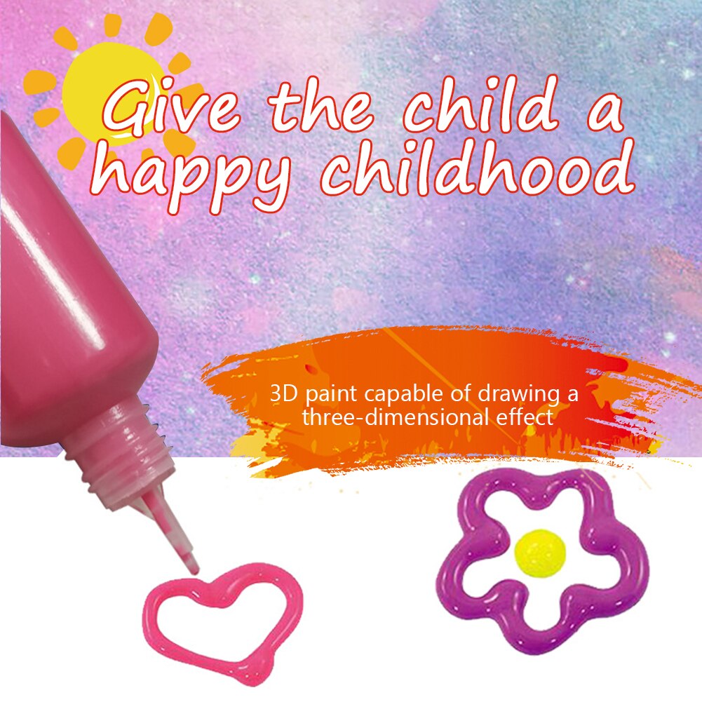 7pcs 30ml Spiral Fabric Textile Colorful Paints DI... – Grandado