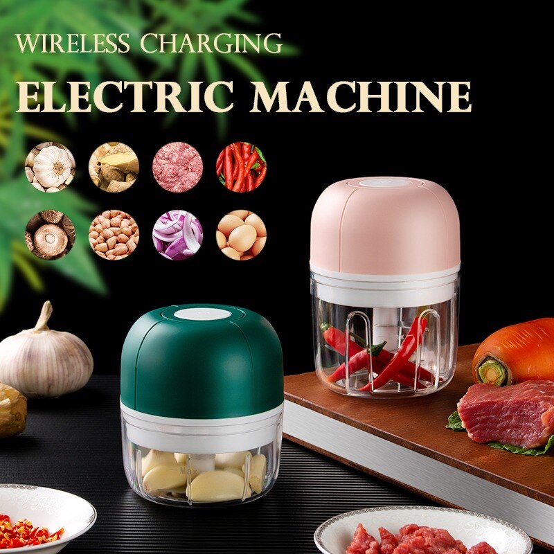 Wireless Electric Garlic Press Household Portable ... – Vicedeal