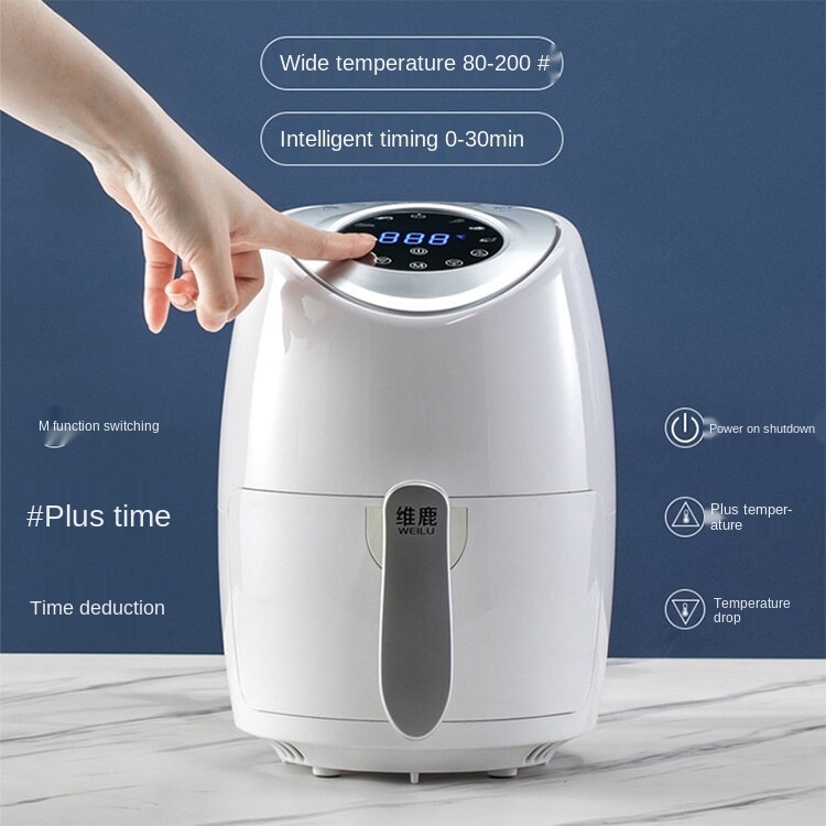 220V Mini Air Fryer Smart Touch Panel Fume Free Fr... – Grandado