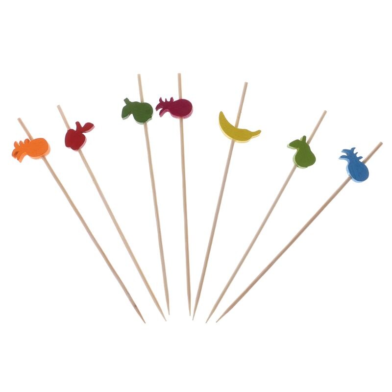 100 stücke Essen Picks Dessert Buffet Obst Salat G... – Vicedeal