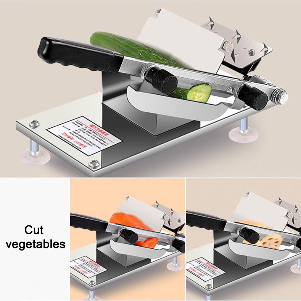 Stainless Steel Manual Frozen Meat Slicer Hand Cut... – Vicedeal