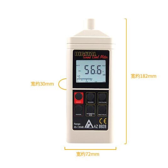 AZ-8928 Digital Sound Level Meter Measuring Range ... – Grandado