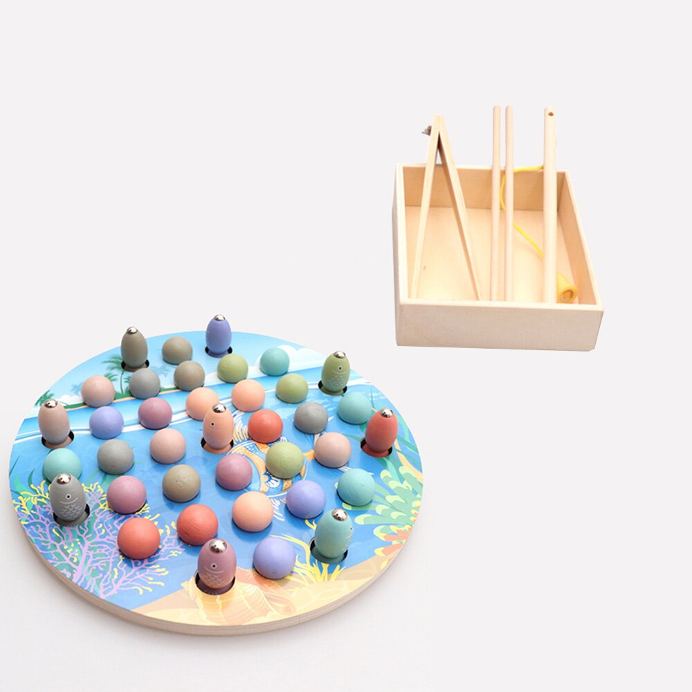 Wooden Magnet Fish Toys Kids Early Learning Educat... – Vicedeal