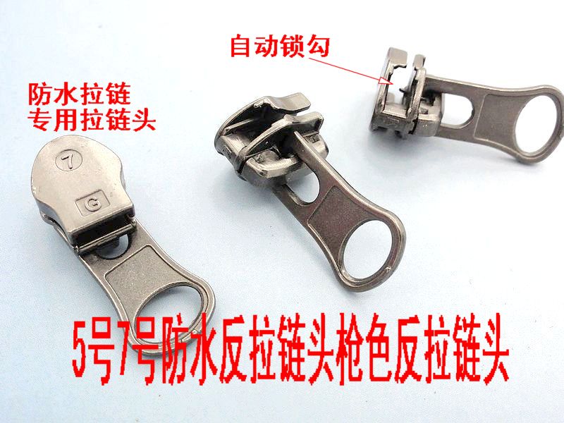 reverse placing 7# zip head/zinc alloy auto lock p... – Vicedeal